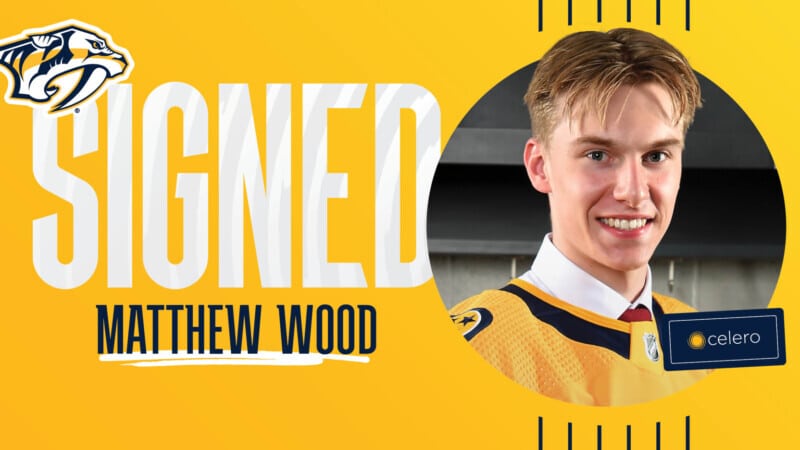 Predators Sign Matthew Wood to Three-Year, Entry-Level Contract ...